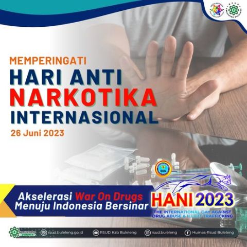 26 Juni diperingati sebagai Hari Anti Narkotika Internasional | Rumah Sakit Umum Daerah